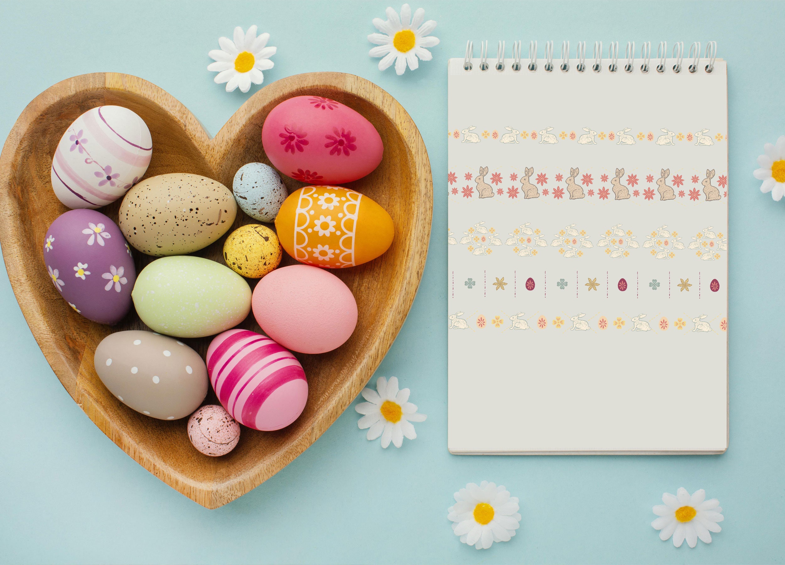 Vintage Easter Seamless Border SVG Easter Borders PNG Easter | Etsy