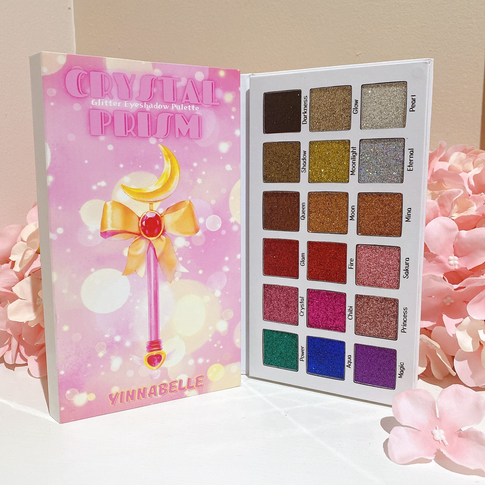 Crystal Prism Magical Wand All Glitter Eyeshadow Palette - Etsy