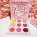 Sakura Bunny Kawaii Pastel Cherry Blossom Eyeshadow Palette - Etsy