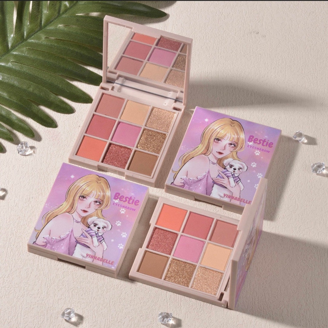 Bestie Soft Girl Natural Look Kawaii Everyday Cute Eyeshadow - Etsy