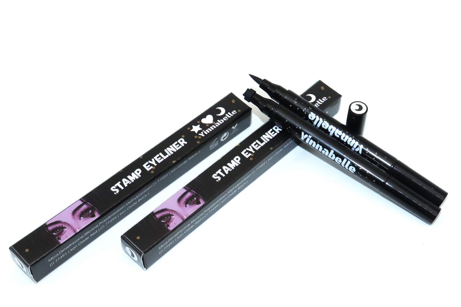 Egirl Eyeliner Stamp Waterproof Eyeliner Heart Shape Stamp - Etsy