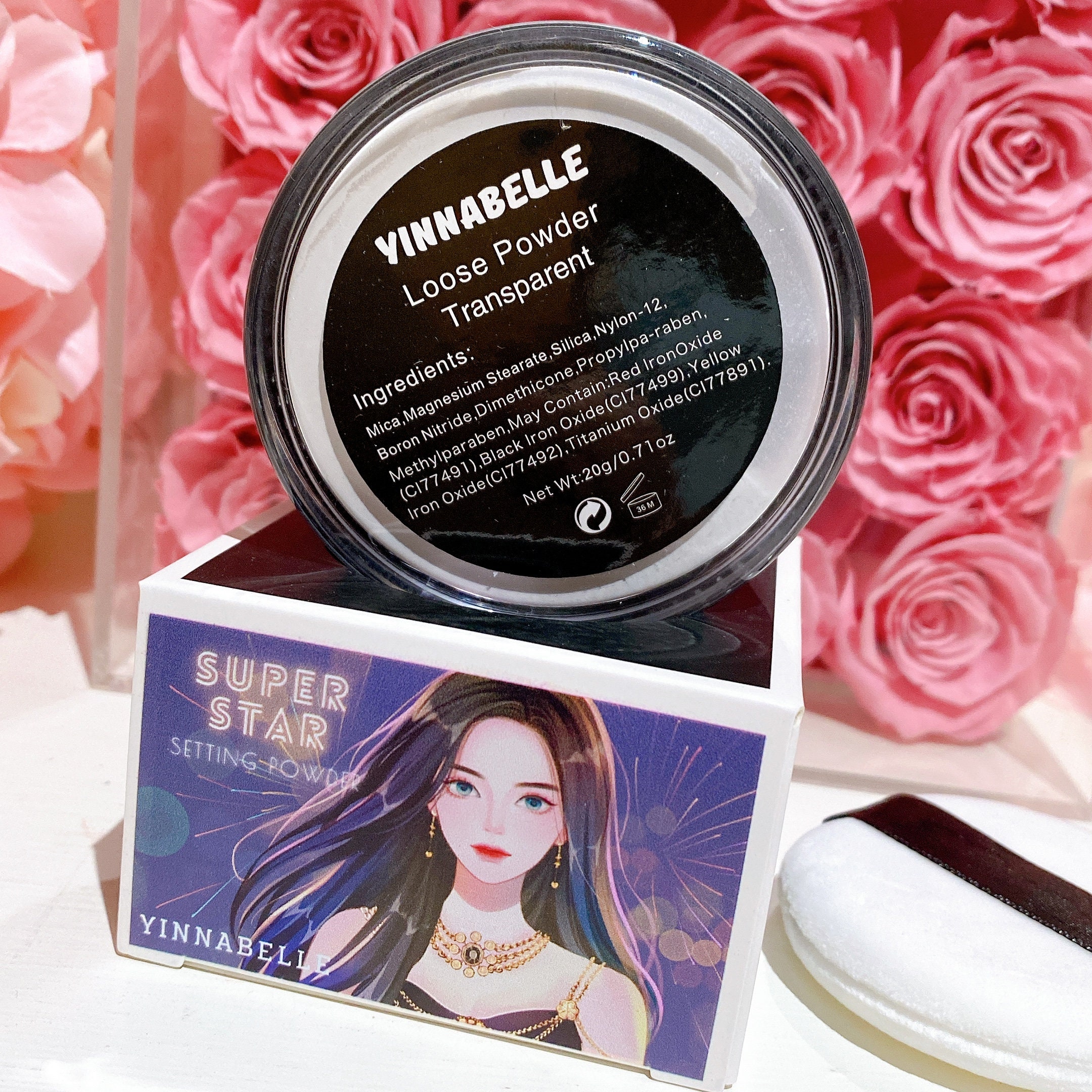 Super Star Translucent Makeup Setting Powder, Waterproof Setting Powder ...