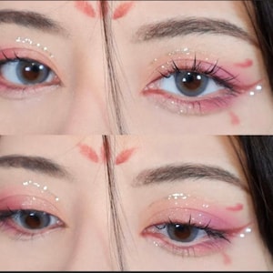 Bestie Soft Girl Natural Look Kawaii Everyday Cute Eyeshadow - Etsy