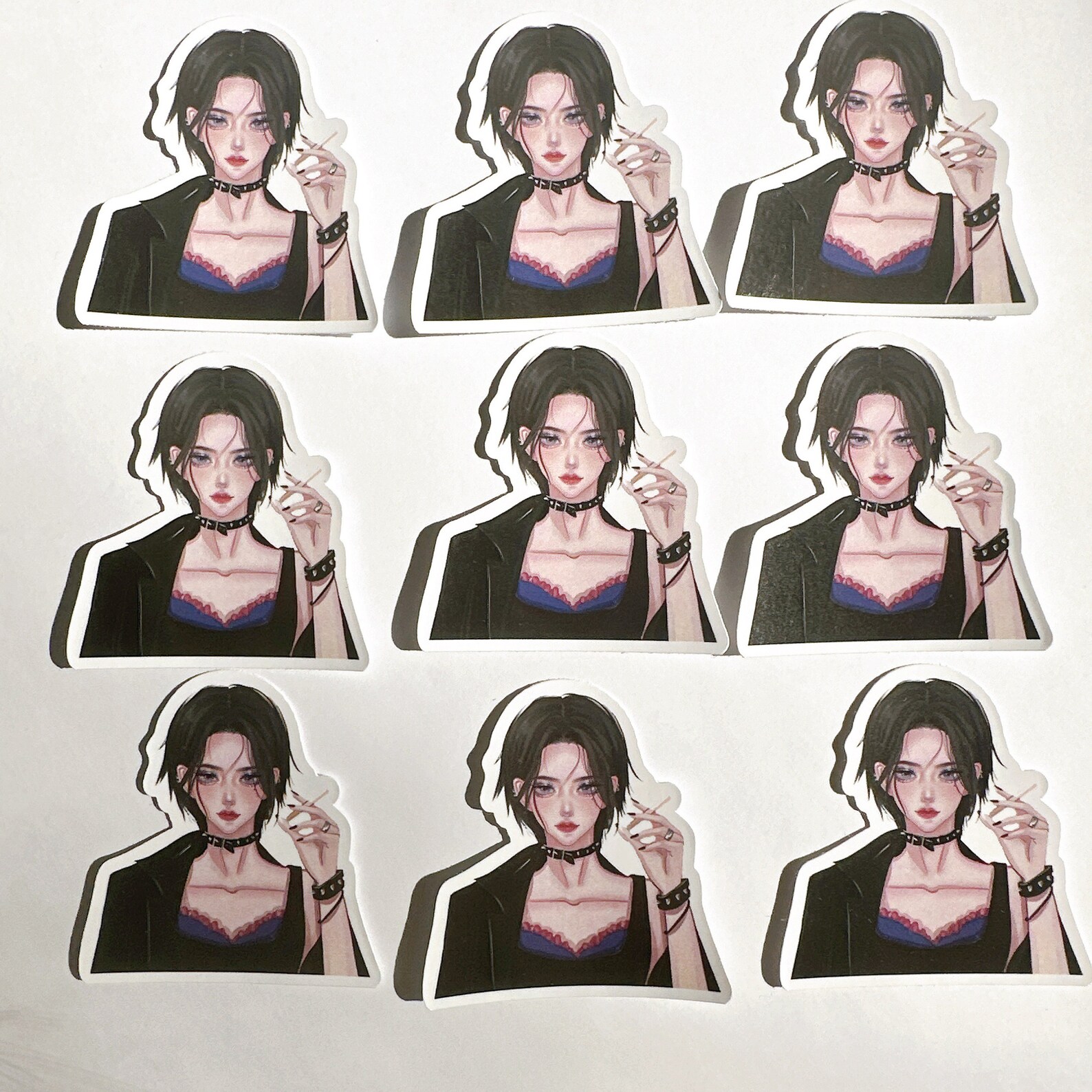 Nana Cigarette Smoke Emo Anime Girl Waterproof Sticker - Etsy