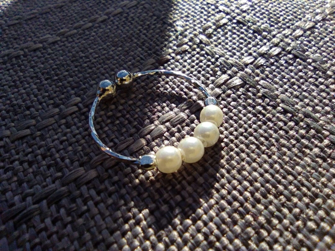 Silver Fidget Ring Women Fidget Ring Sterling Silver Fidget Ring ...