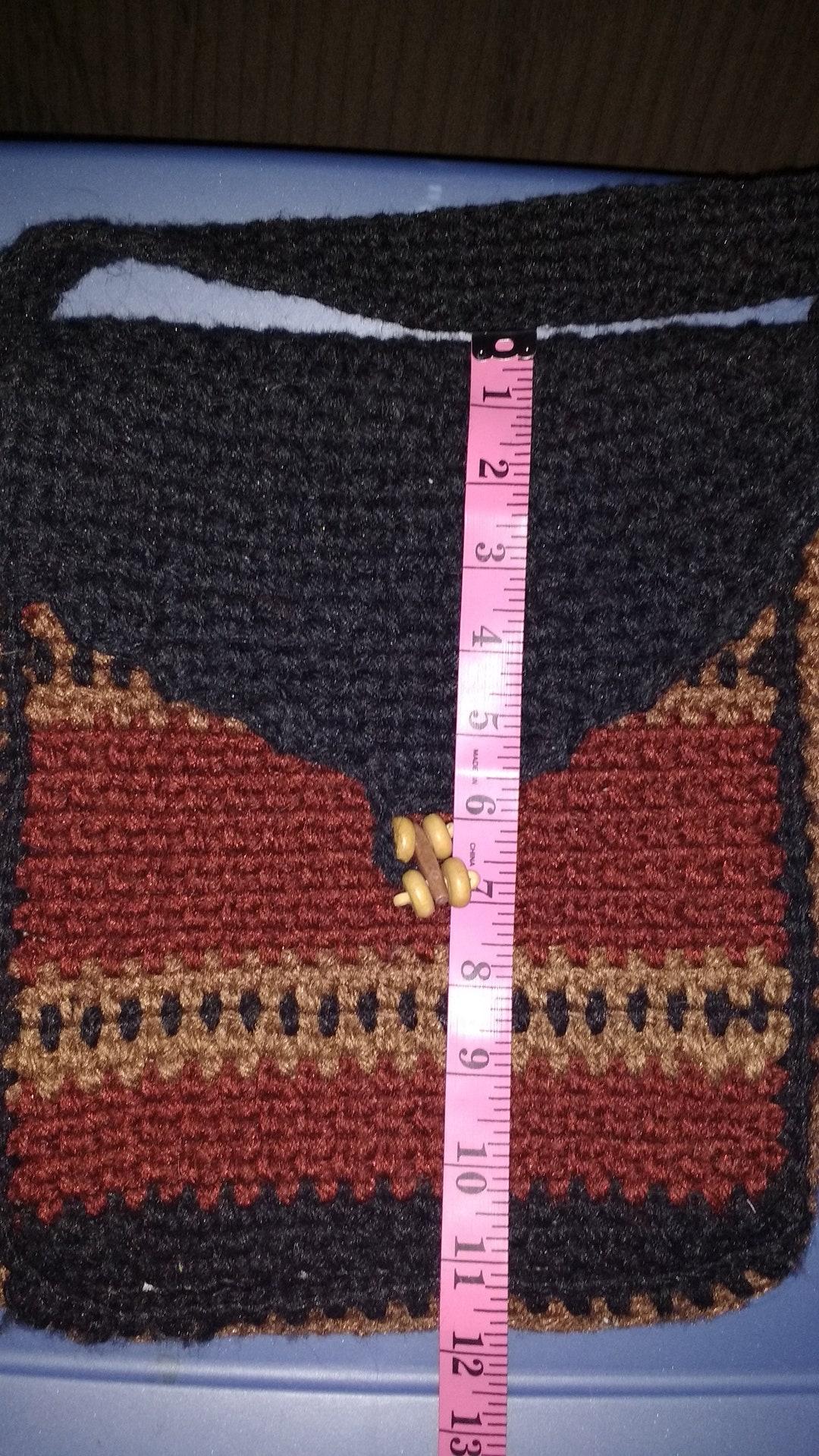 Black Brown Rust Shoulder Bag - Etsy.de