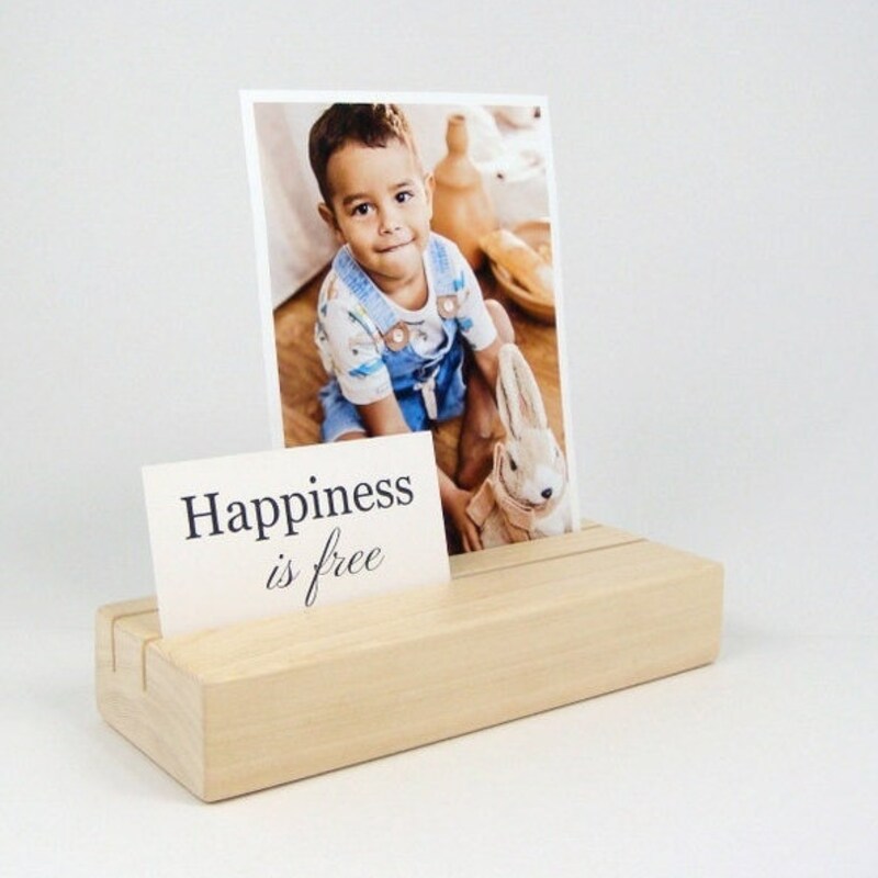 Wood Photo Holder - Etsy