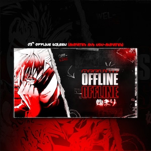 ANIMATED Jujutsu Anime Stream Package now Customizable, Black and Red ...
