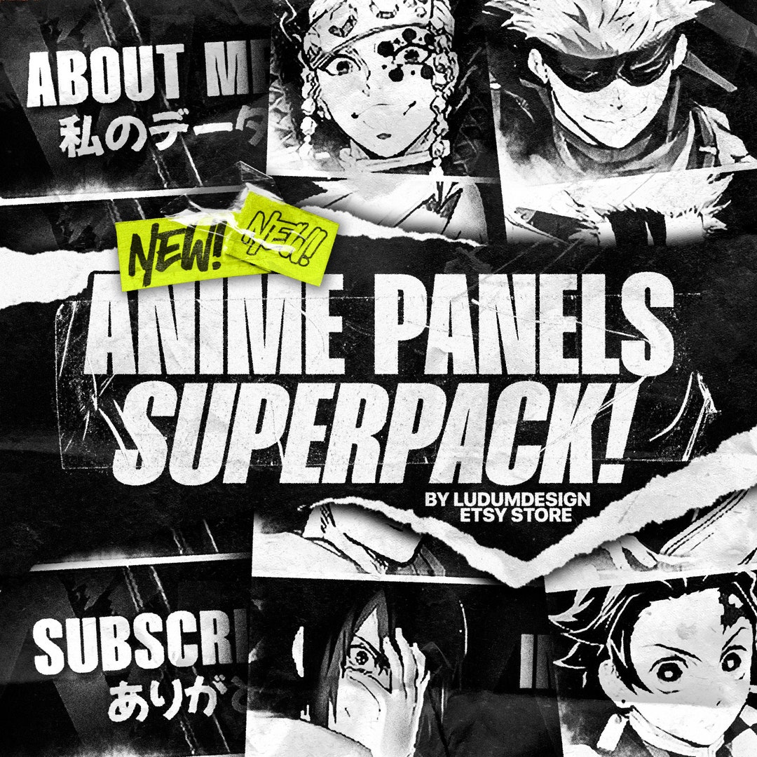 Twitch Panels Anime (x24) / Designs Panels Twitch Profile / Anime ...