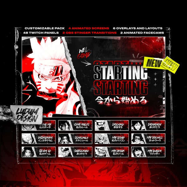 TWITCH OVERLAYS - Etsy