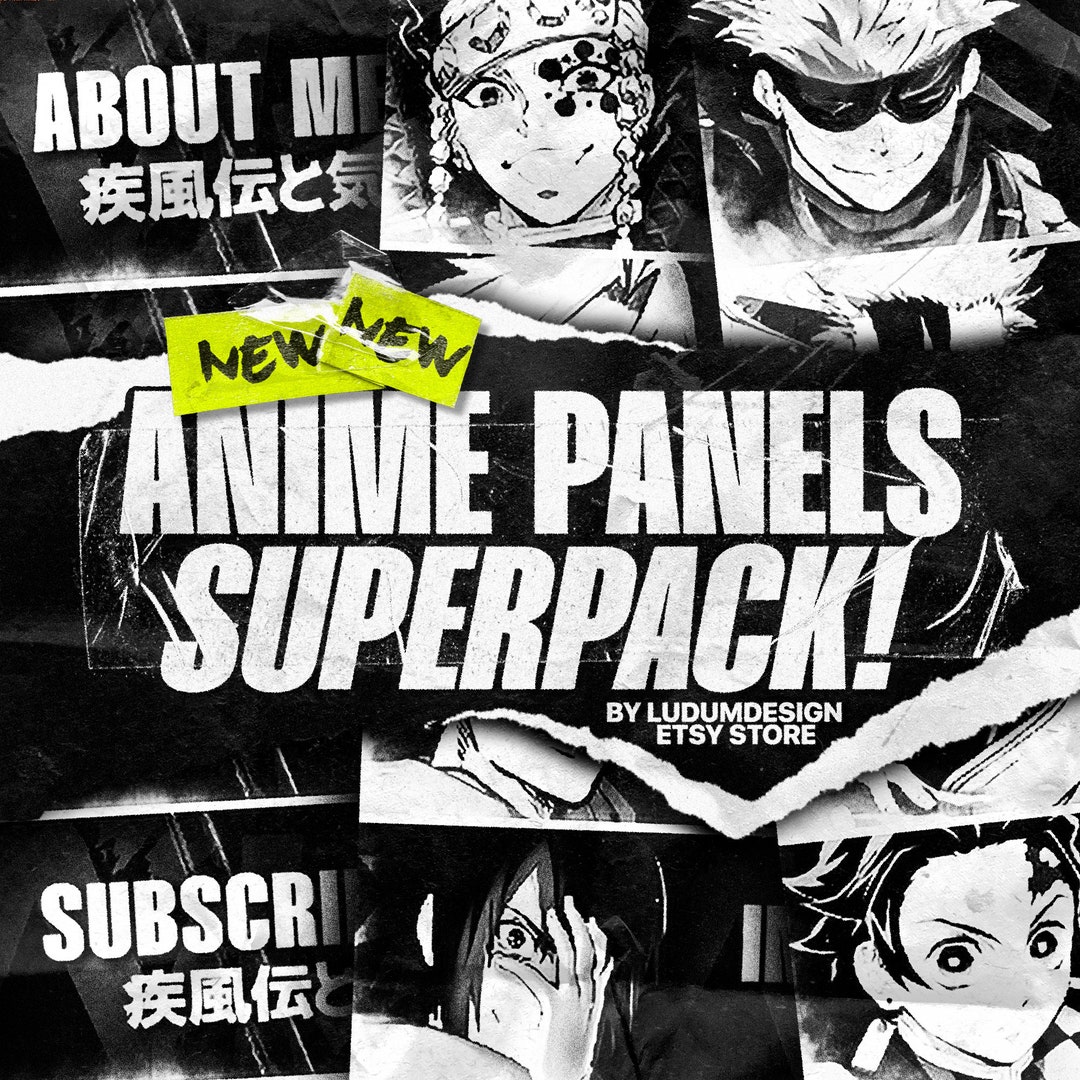 Twitch Panels Anime x24 / Designs Panels Twitch Profile / Anime Stream ...