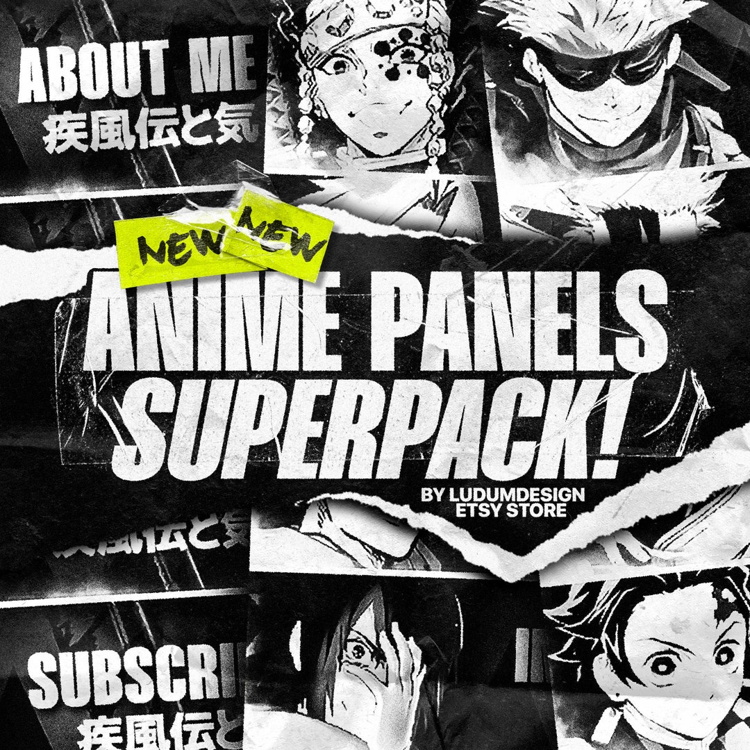 Twitch Panels Anime x24 / Designs Panels Twitch Profile / Anime Stream ...