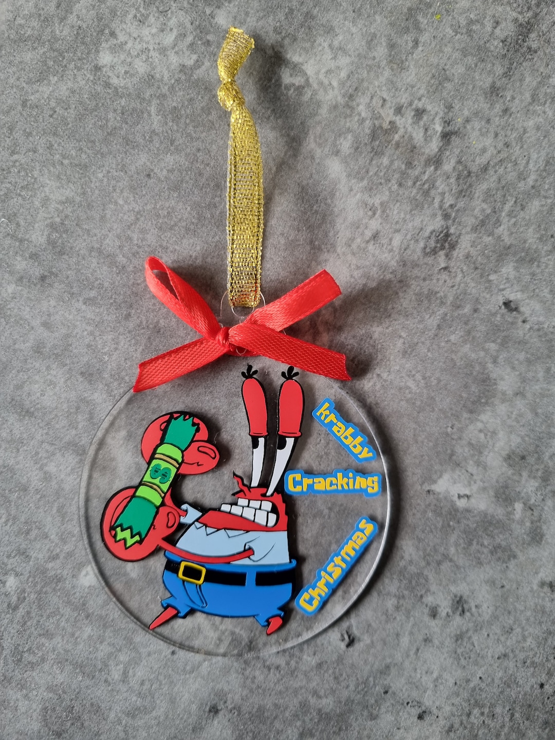 Christmas Krab Christmas Cracker Inspired Bauble Decoration Comes With ...