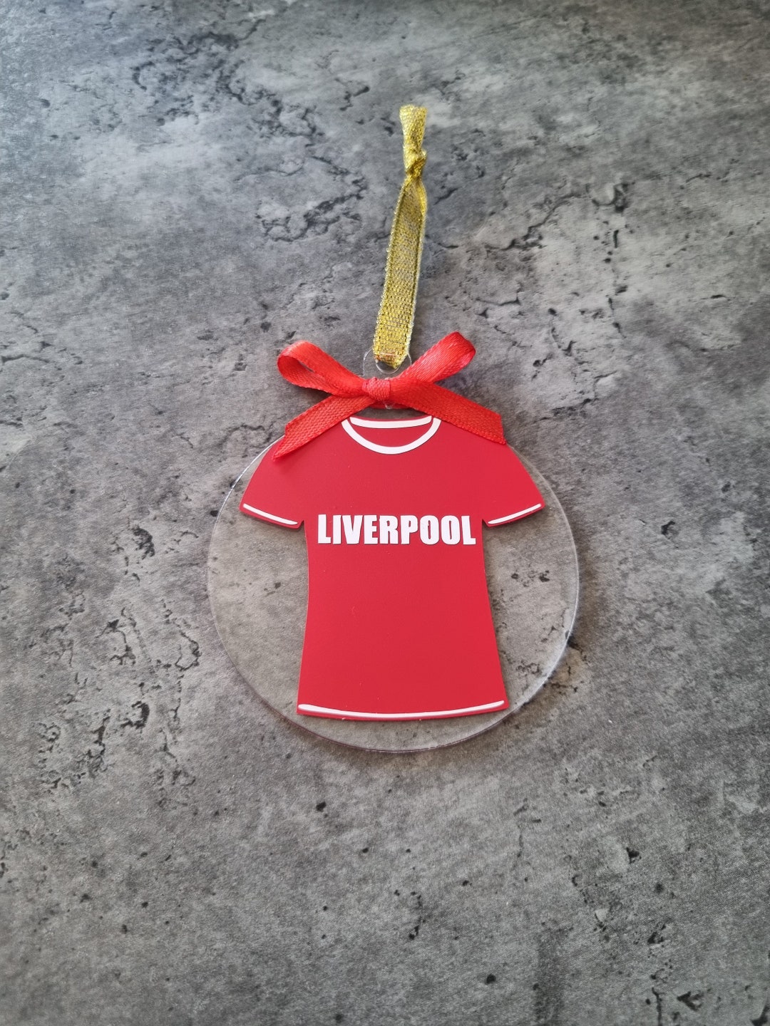 Christmas Liverpool Football Shirt Inspired Bauble Decoration Comes ...