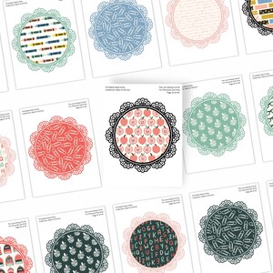 40 Back to School Printable Doilies, Digital Download Doily Sheets PDF ...