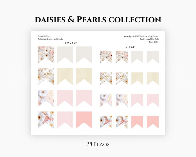 28 Flags With Signature Colors, Digital Download PDF, Print-and-cut ...