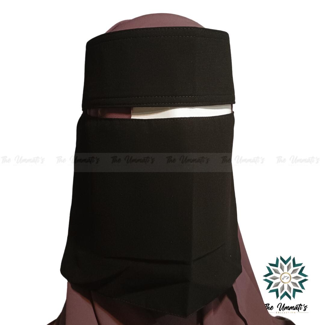Saudi Niqab / Stiff Headband Niqab - Etsy