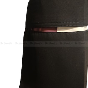 Saudi Niqab / Stiff Headband Niqab - Etsy