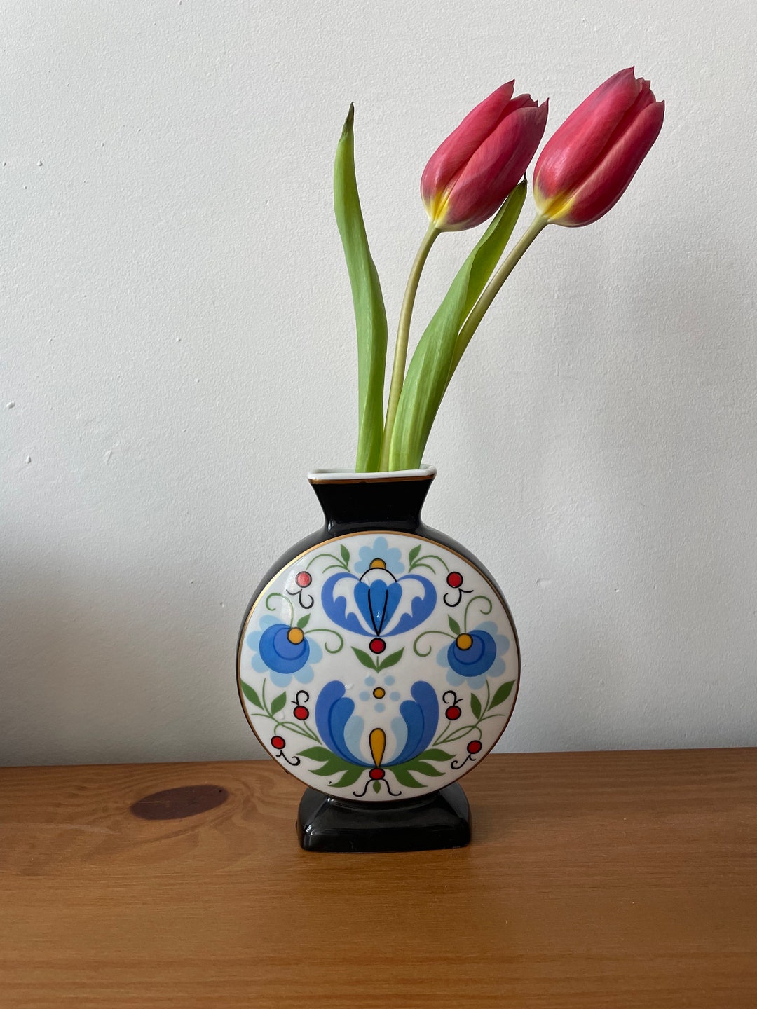 Vintage Porcelain Vase Lubiana Made in Poland Porcelain Vase - Etsy