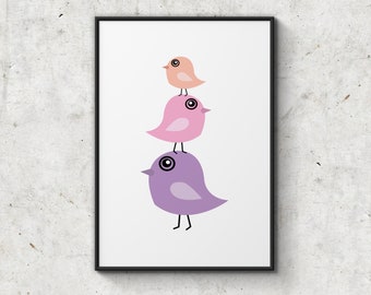 Liberty Bird Nursery Print - Etsy