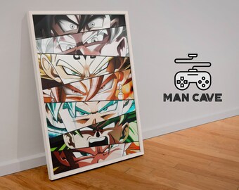 Dragon Ball Z Wall Art | Etsy