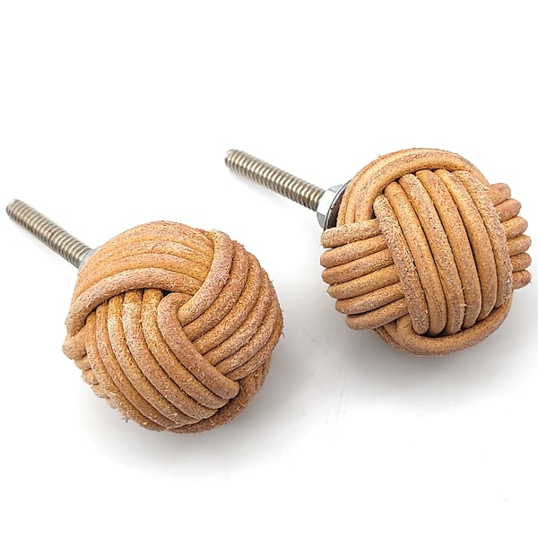 Leather Knobs - Etsy