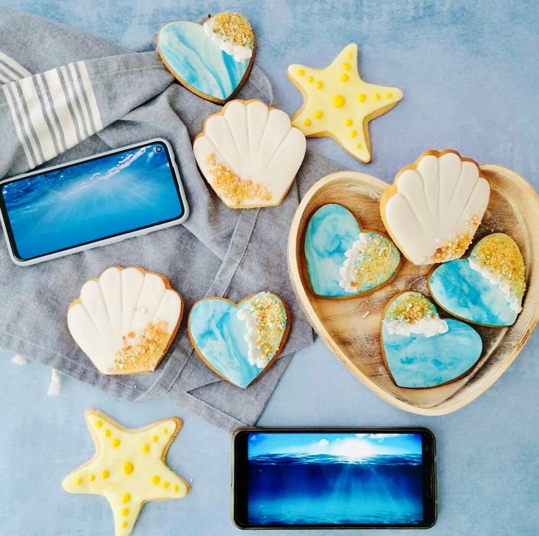 Ocean Themed Biscuits - Etsy