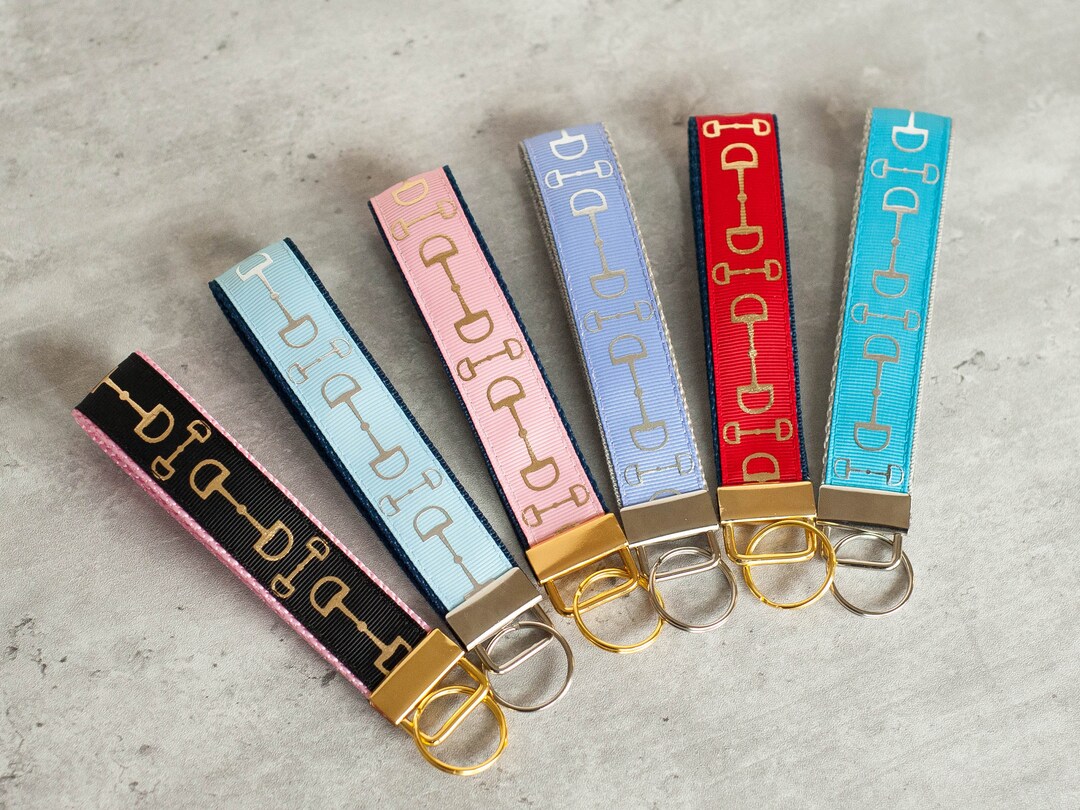 Snaffle Bit Key Fob - Bit Keychain - Equestrian Keychain - Equestrian ...