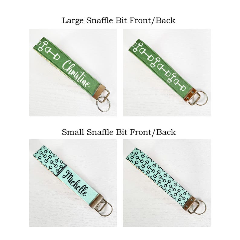 Custom Snaffle Bit Key Fob - Personalized Equestrian Keychain ...
