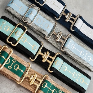 Equestrian Belt, Snaffle Bit Belt - Two Toned Snaffle Bit Belt ...