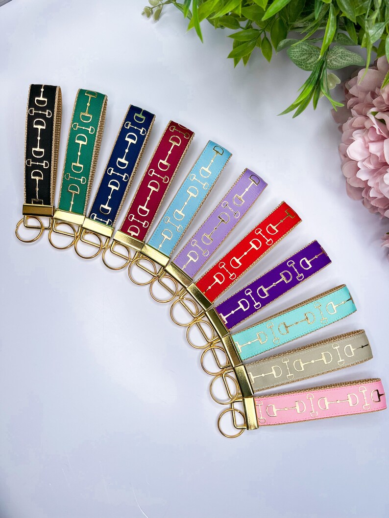 Snaffle Bit Key Fob, Bit Keychain, Equestrian Keychain, Equestrian Gift ...