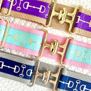 Equestrian Belt, Snaffle Bit Belt - Two Toned Snaffle Bit Belt ...