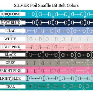 Equestrian Belt, Snaffle Bit Belt - Two Toned Snaffle Bit Belt ...