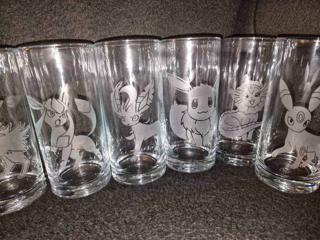 Eeveelutions Set Longdrink Glasses - Etsy