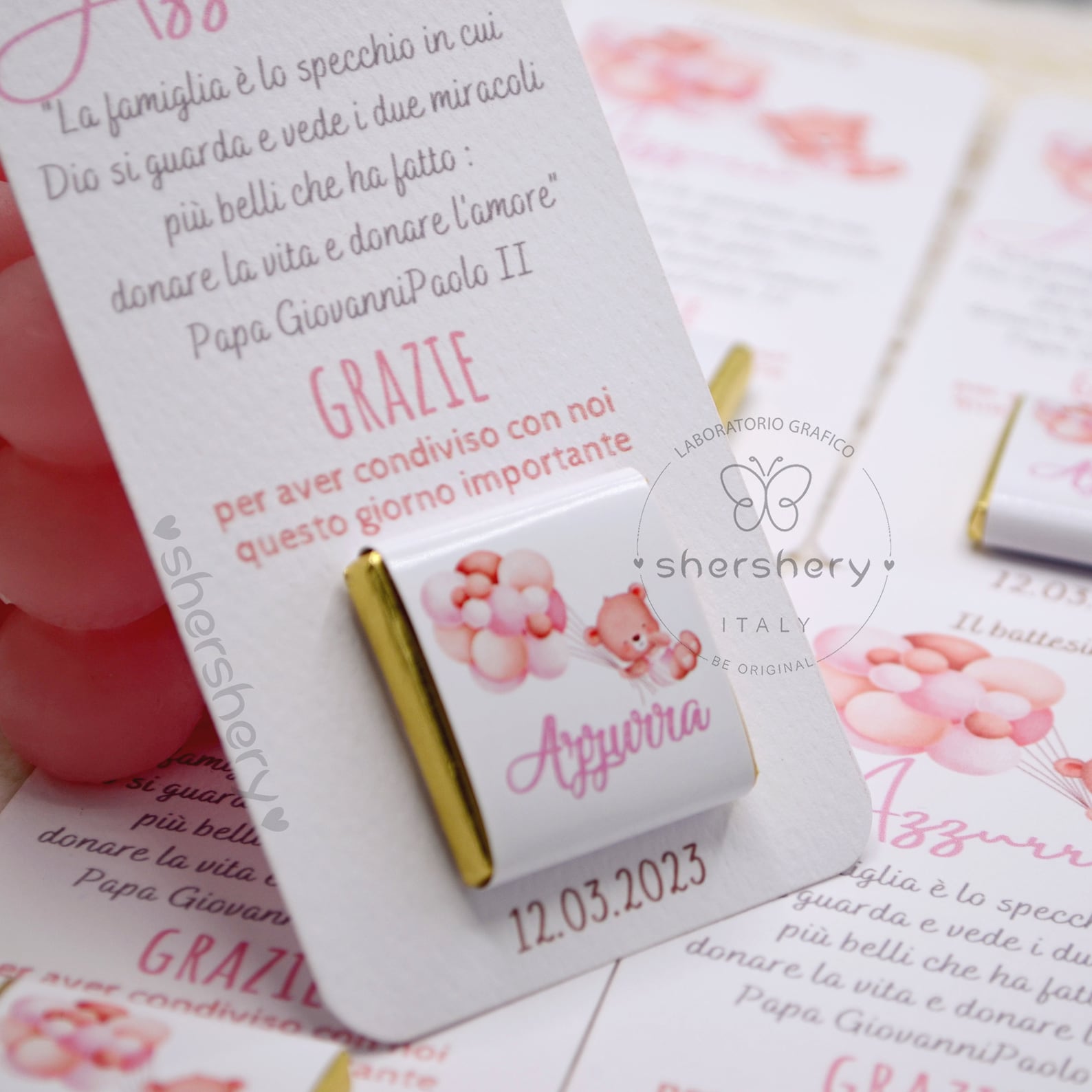 Segnaposto battesimo biglietti bomboniere battesimo - Etsy Italia