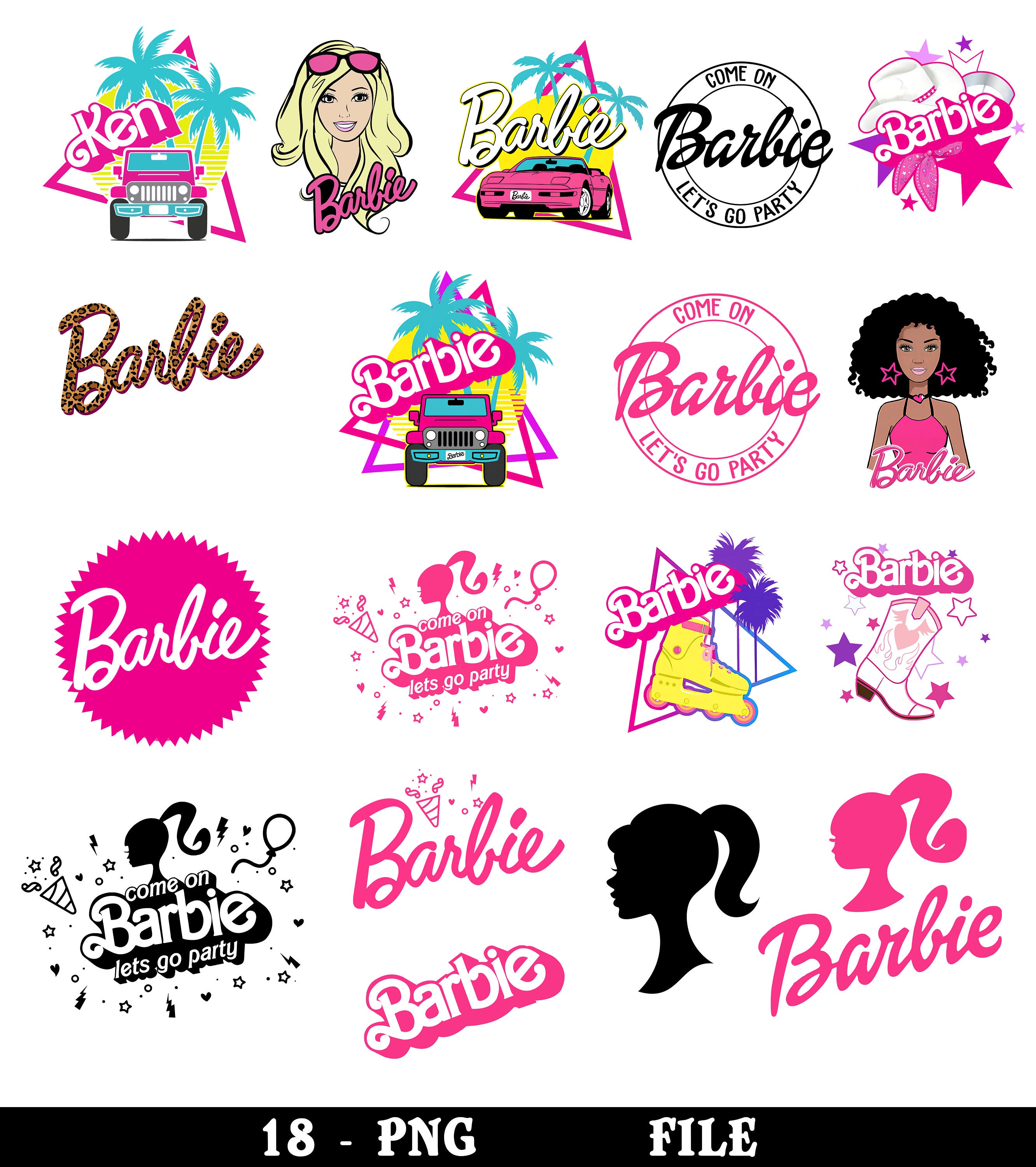 Barbie SVG, Barbie PNG, Barbie Logo, Barbie Clipart, Barbie, 60% OFF
