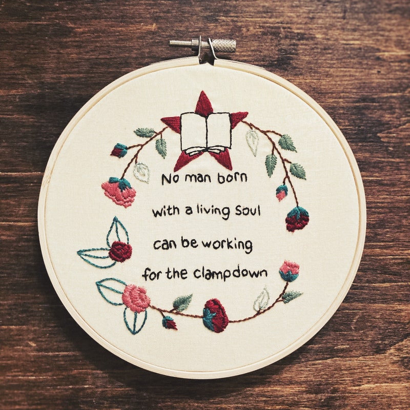 Political Embroidery - Etsy