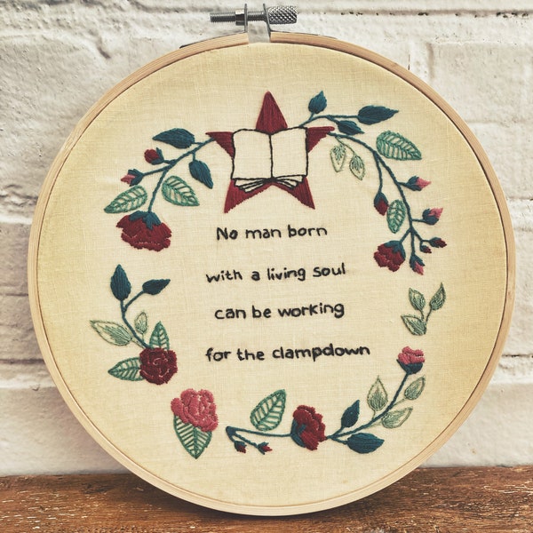 Political Embroidery - Etsy