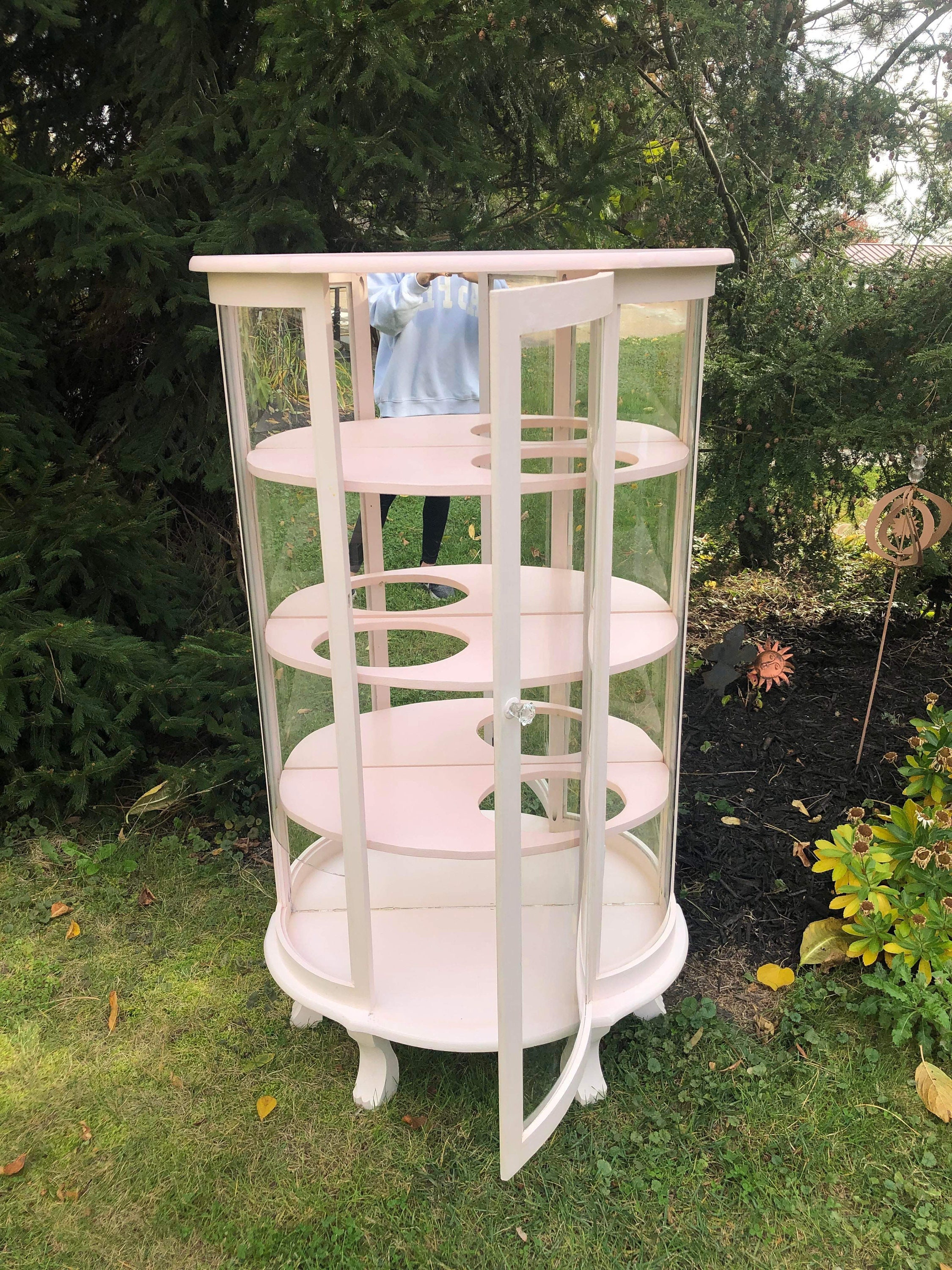 Pink Curio Cabinet - Etsy