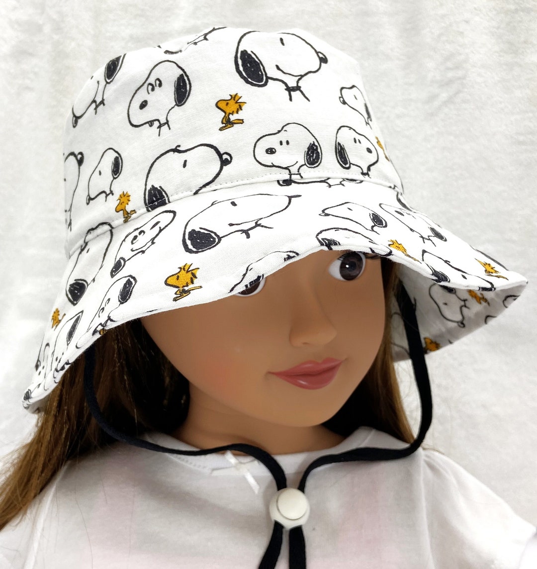 6-12 Mo Snoopy Bucket Hat Sun Hat Cool Cotton Chin Strap With Toggle - Etsy
