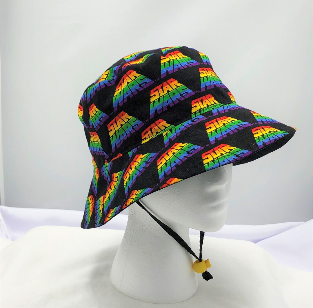 Star Wars Bucket Hat Sunhat Boy Girl Unisex Bucket Hat With Brim Black ...