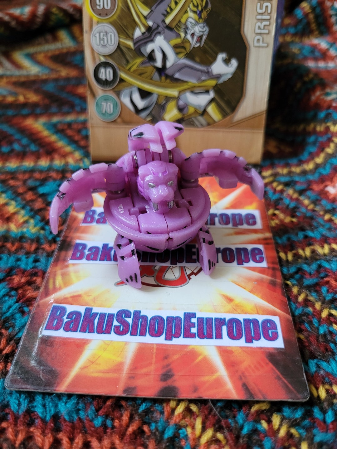 Bakugan Blade Tigrerra Darkus Pink/ Bakuflip - Etsy