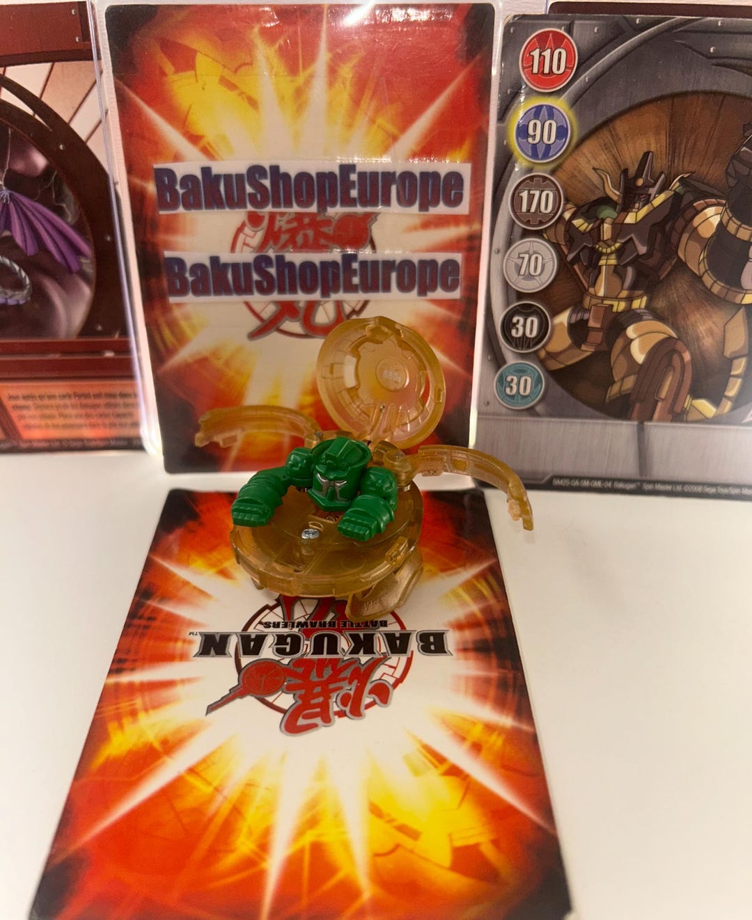 Bakugan Hammer Gorem Subterra Translucent RARE - Etsy