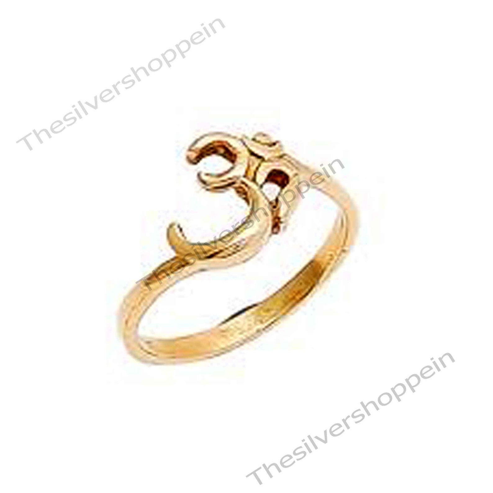 Om Ring Gold Aum Ring Custom Engraved Om Signet Ring Hindu | Etsy