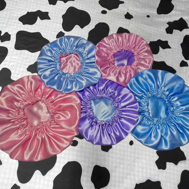 Reversible Satin Bonnet (jumbo Size) - Etsy