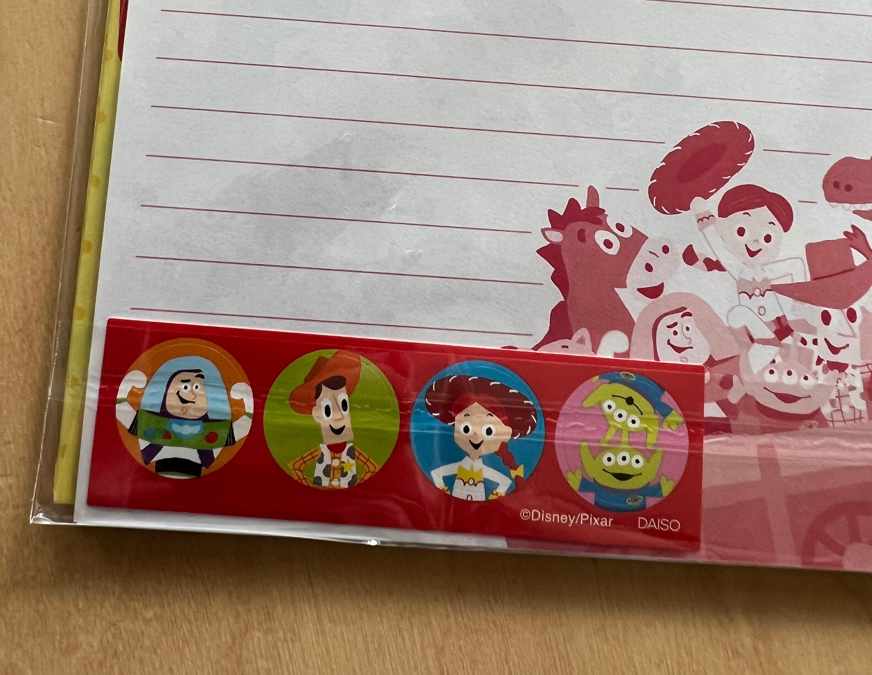 Pixar Toy Story Letter Set With Stickers Disney Stationery Letter Set Etsy