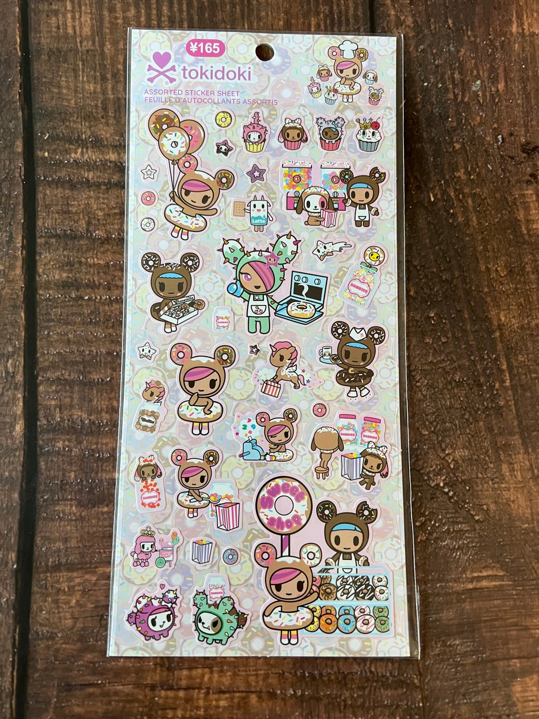 Tokidoki Stickers Pink Donutella Sticker Sheet Japanese Stationery - Etsy