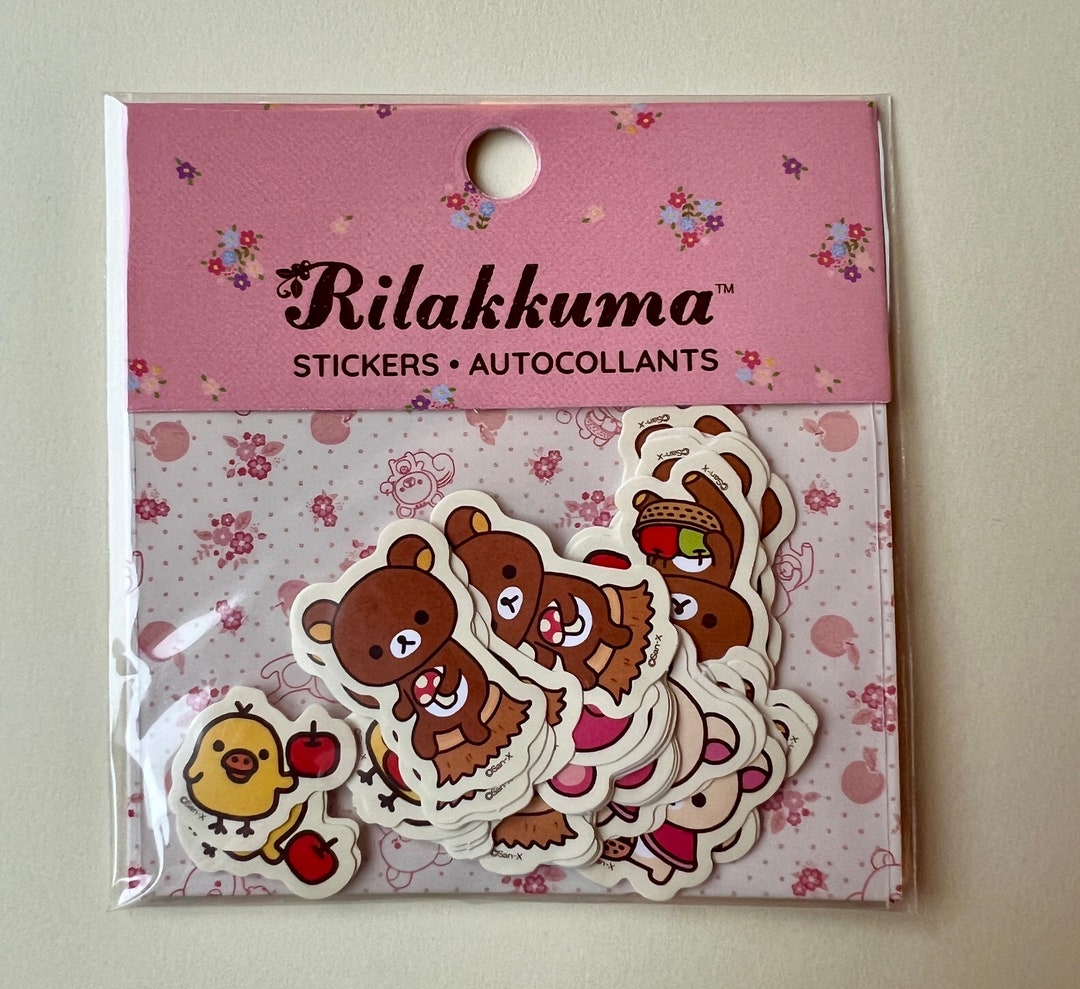 Rilakkuma Stickers Rilakkuma Forest Sticker Flakes Japanese Stickers - Etsy