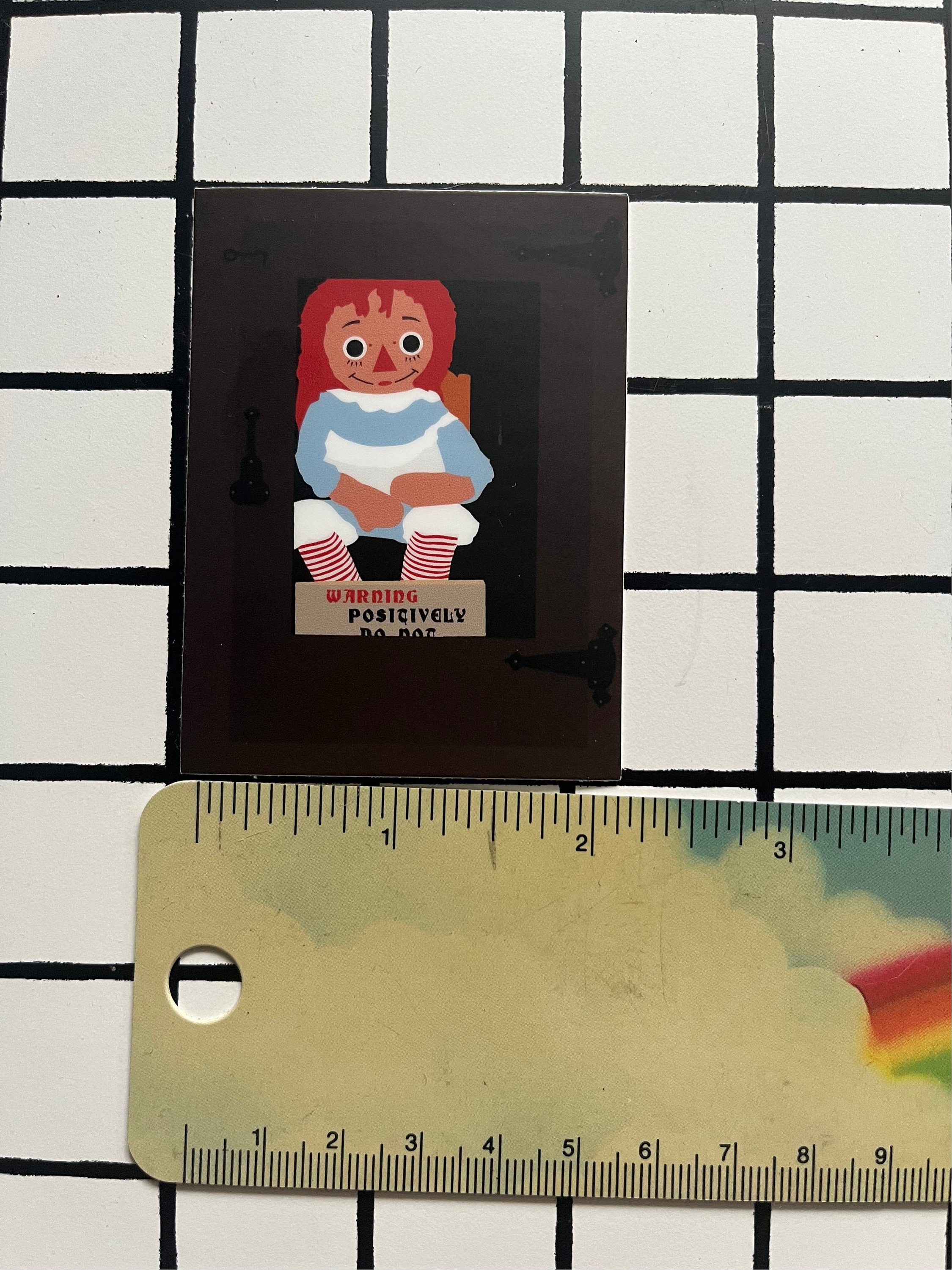 Annabelle in Her Case Sticker - Etsy