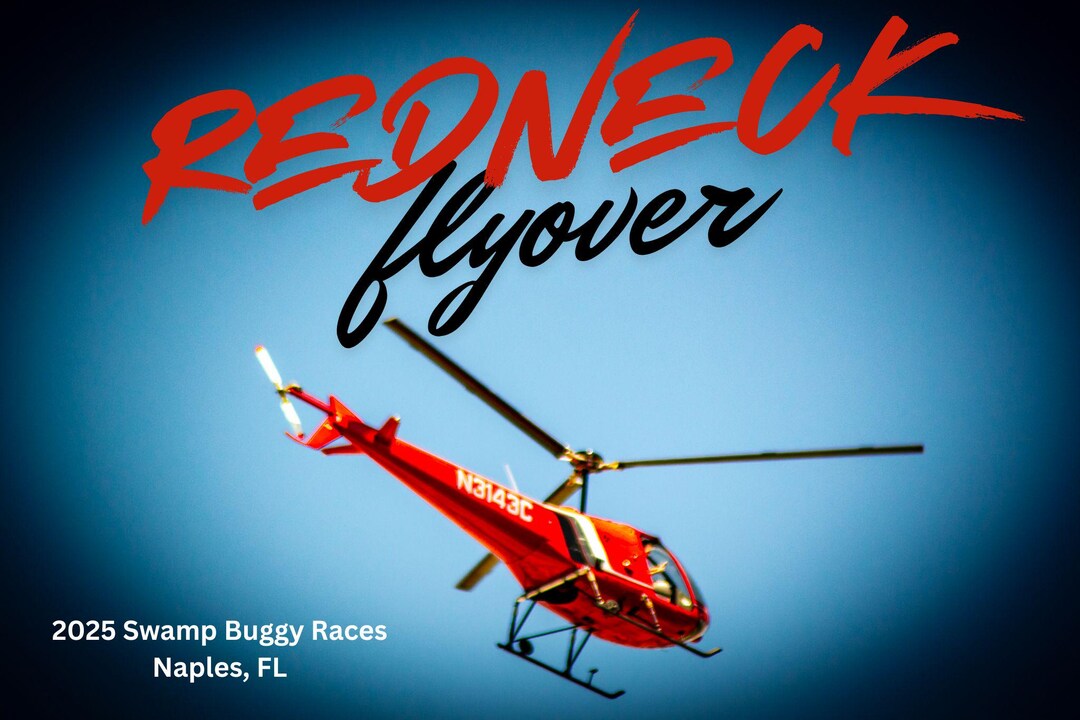 Look! They Are Waving! Redneck Flyover Swamp Buggy Races Photograph - Etsy